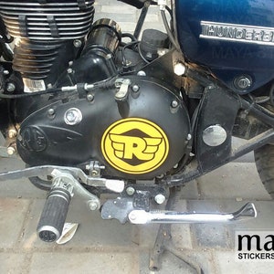 Buy Royal Enfield New 'R' Logo Stickers for Motorcycles and Helmets ...
