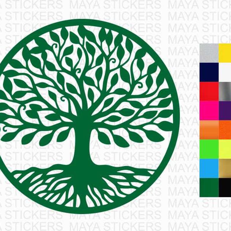 Tree of Life Car Decals - Etsy