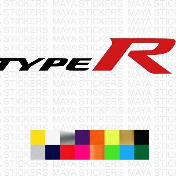 Honda Type R Sticker - Etsy
