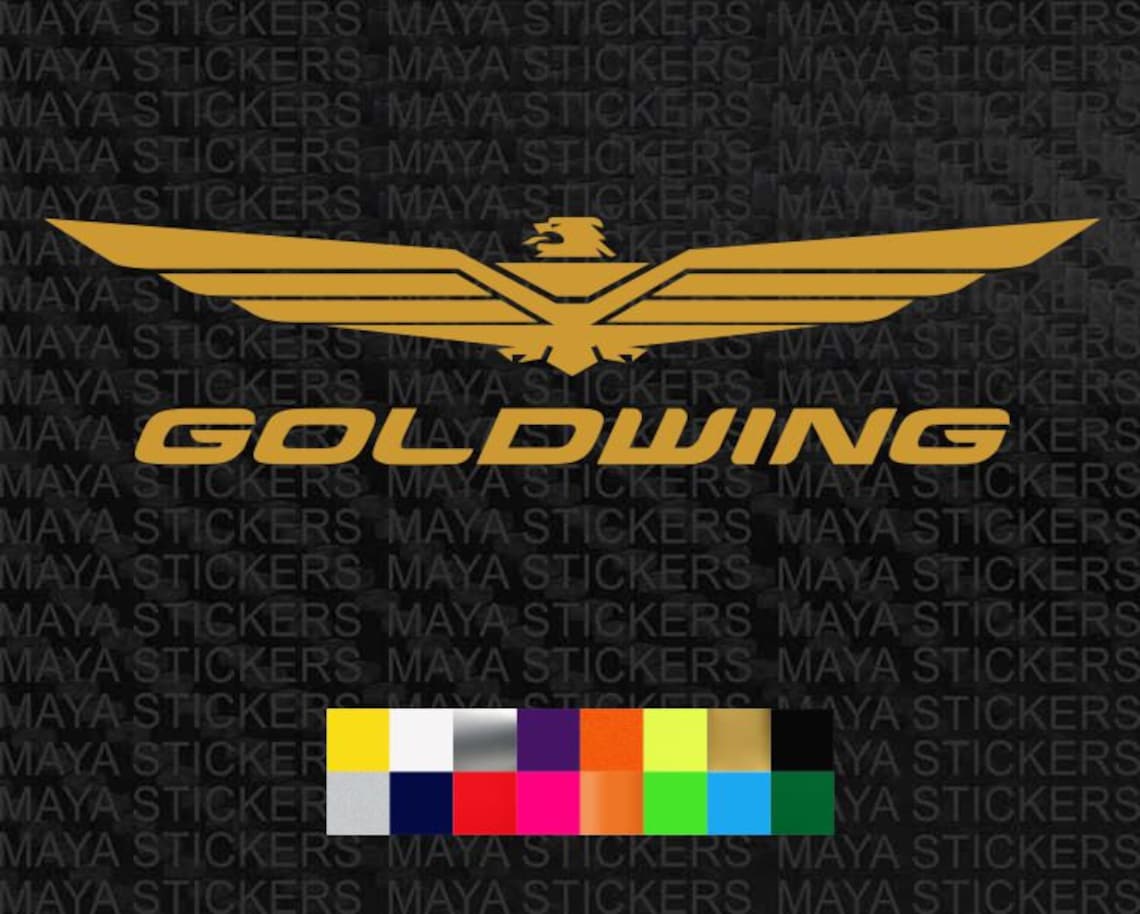 Goldwing Logo Stickers - Etsy