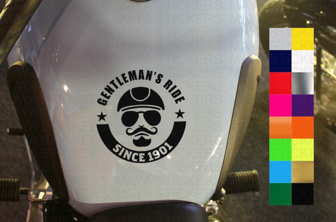 Gentleman's Ride Since 1901 Royal Enfield Sticker - Etsy
