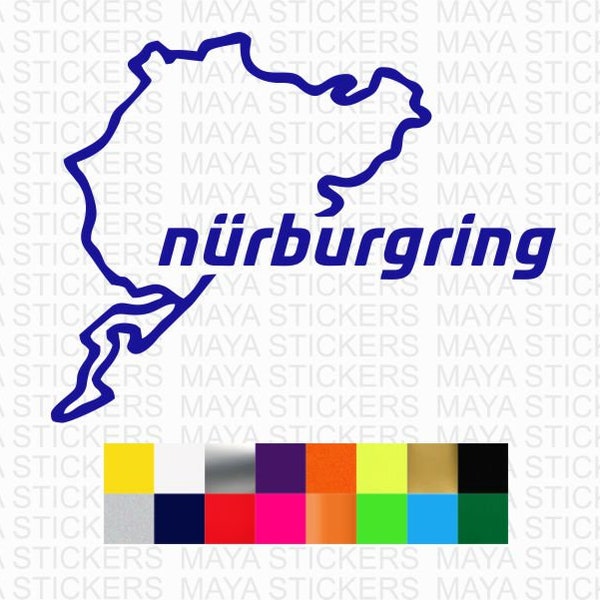 Nurburgring Stickers - Etsy UK