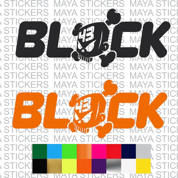 Ken Block Skull Decal - Etsy