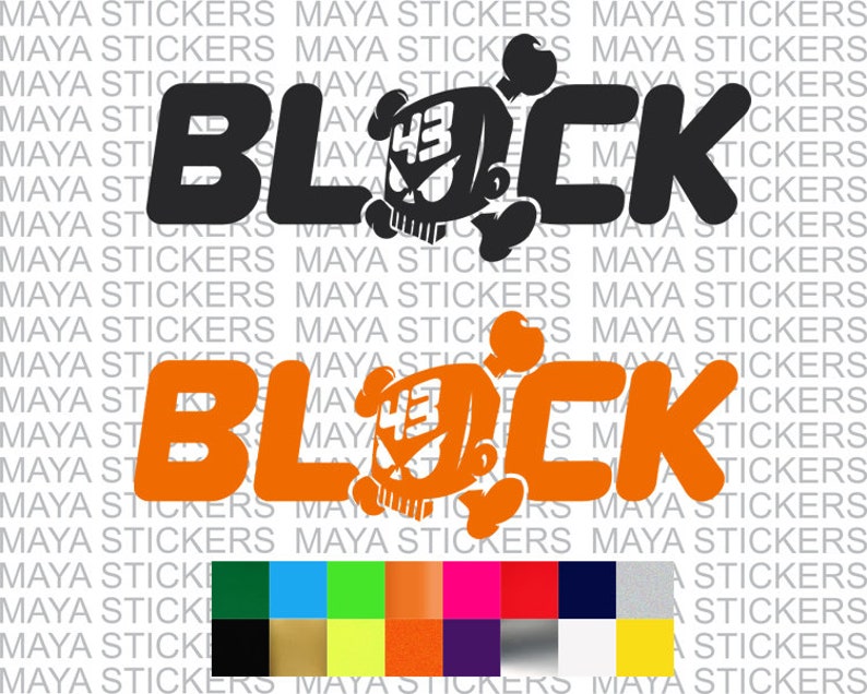 2 X Ken Block Skull Logo Stickers - Etsy