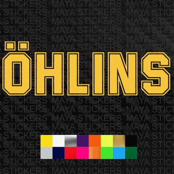 Ohlins Decal - Etsy