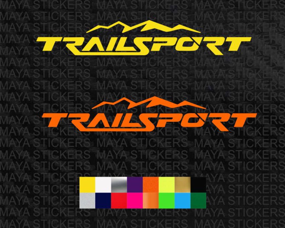 2 X Trailsport Logo Decal Sticker for Offroad Cars, Motorcycles and ...