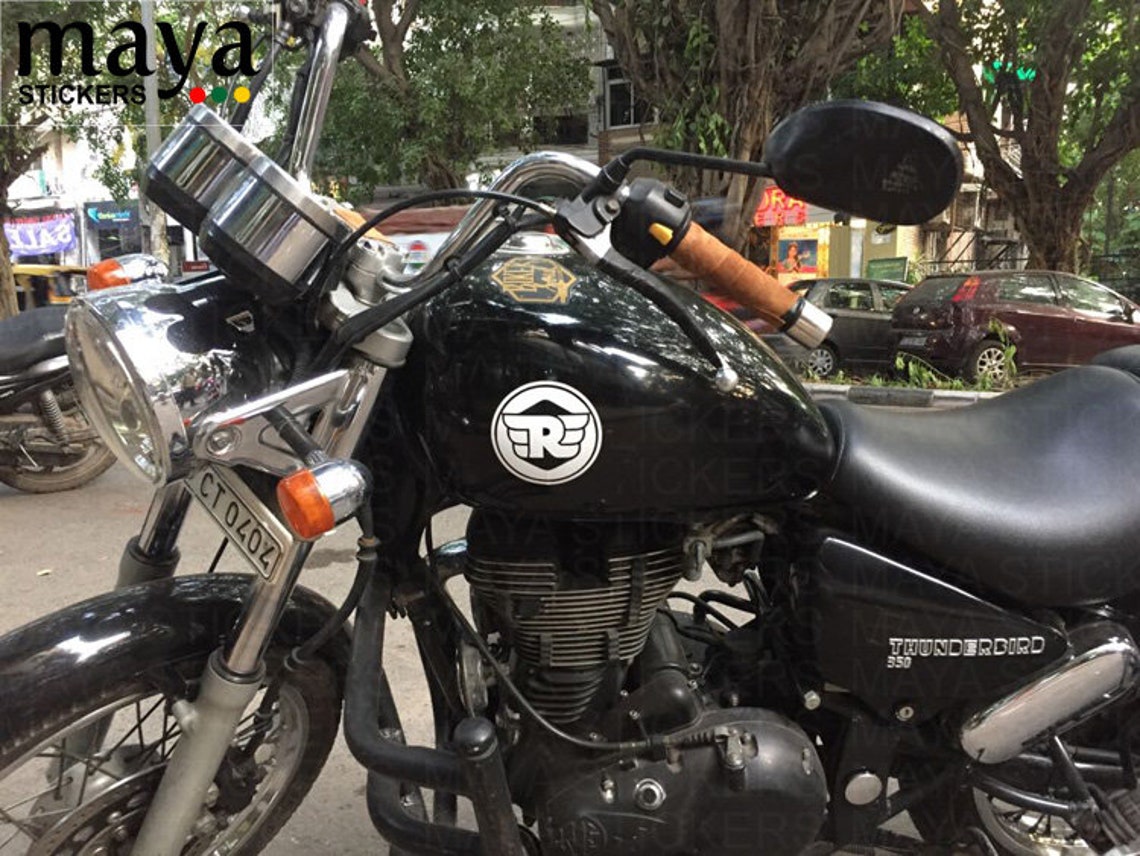 Buy Royal Enfield New 'R' Logo Stickers for Motorcycles and Helmets ...