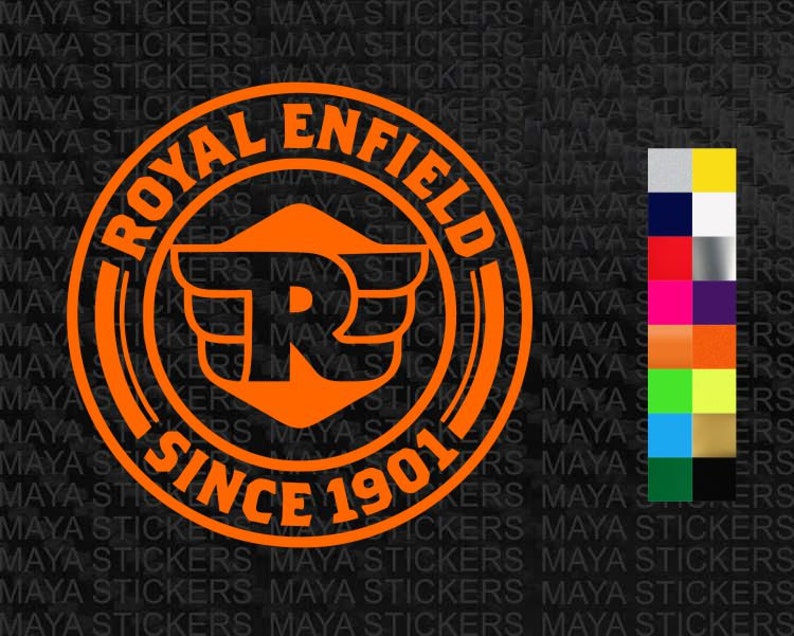 Royal Enfield Since 1901 Logo Sticker - Etsy