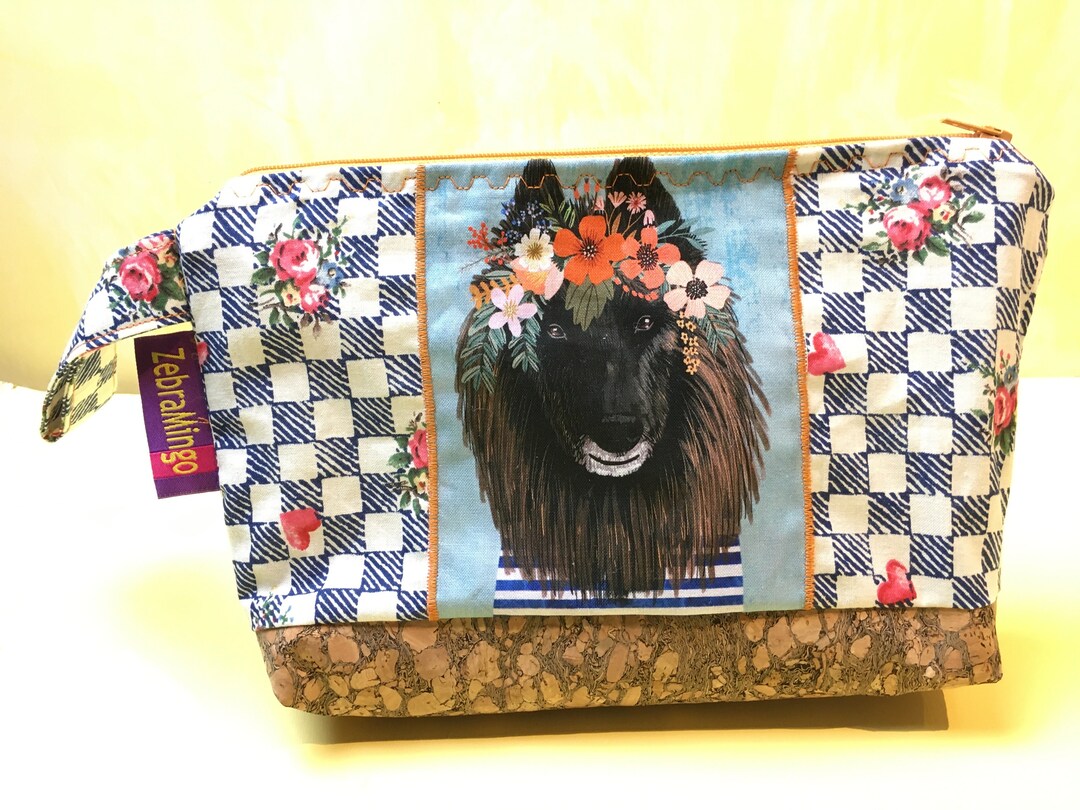 Dog Wash Bag, Black Dog Gift Idea, Gift for Dog Lovers, Dog Themed Gift ...