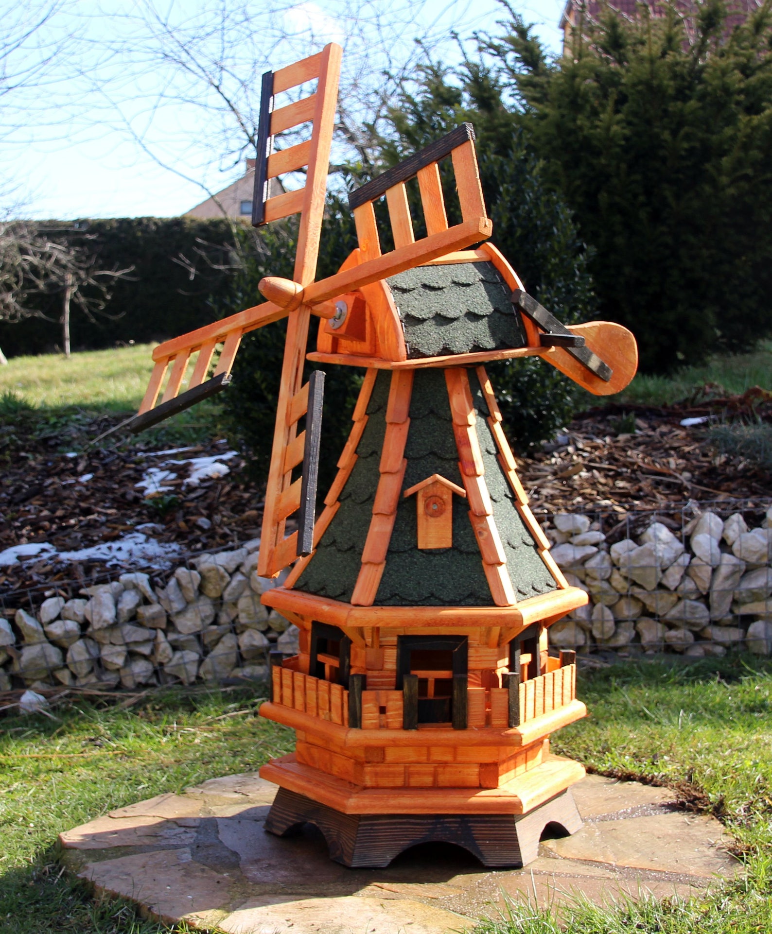 Windmühle, Windmühlen, Windmill aus Holz mit Solarbeleuchtung Typ 17.1 - Etsy.de