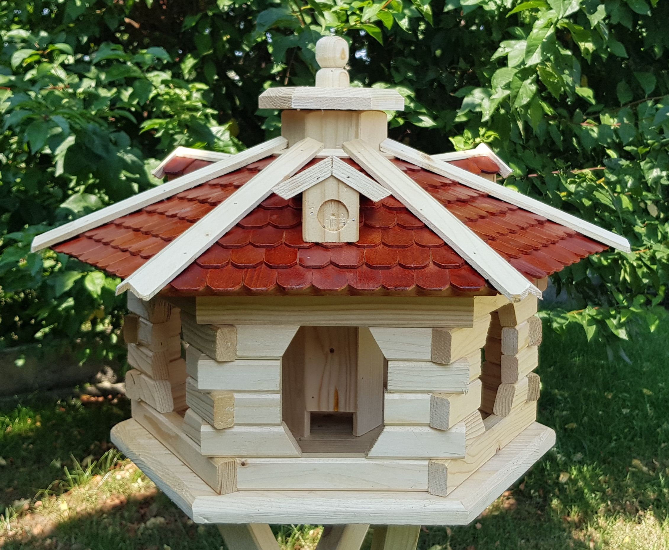 Large Birdhouse With Wooden Shingles Birdhouse Type 38 - Etsy