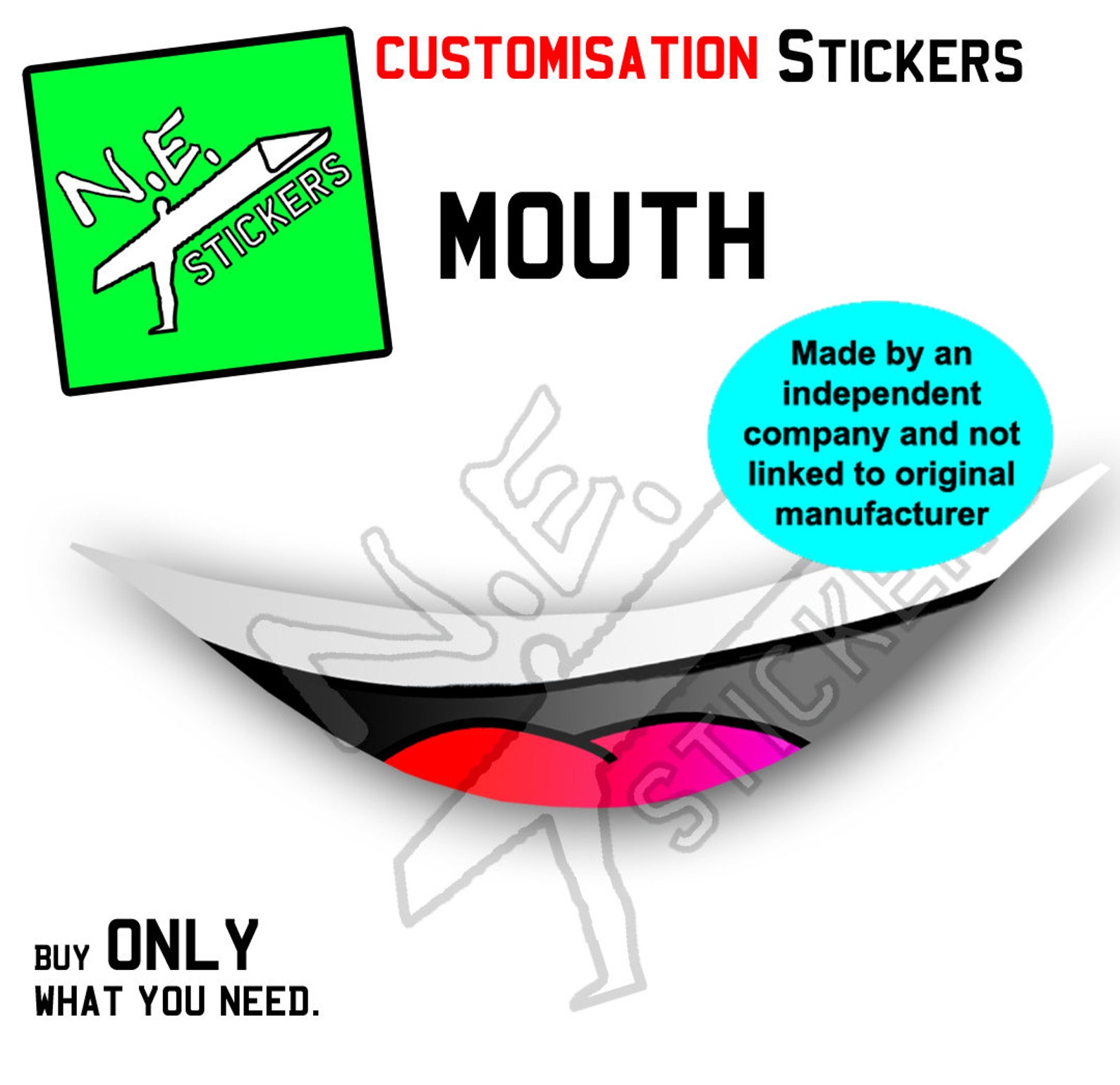 N.e.stickers New Design Decals SIZED TO FIT Little Tikes - Etsy