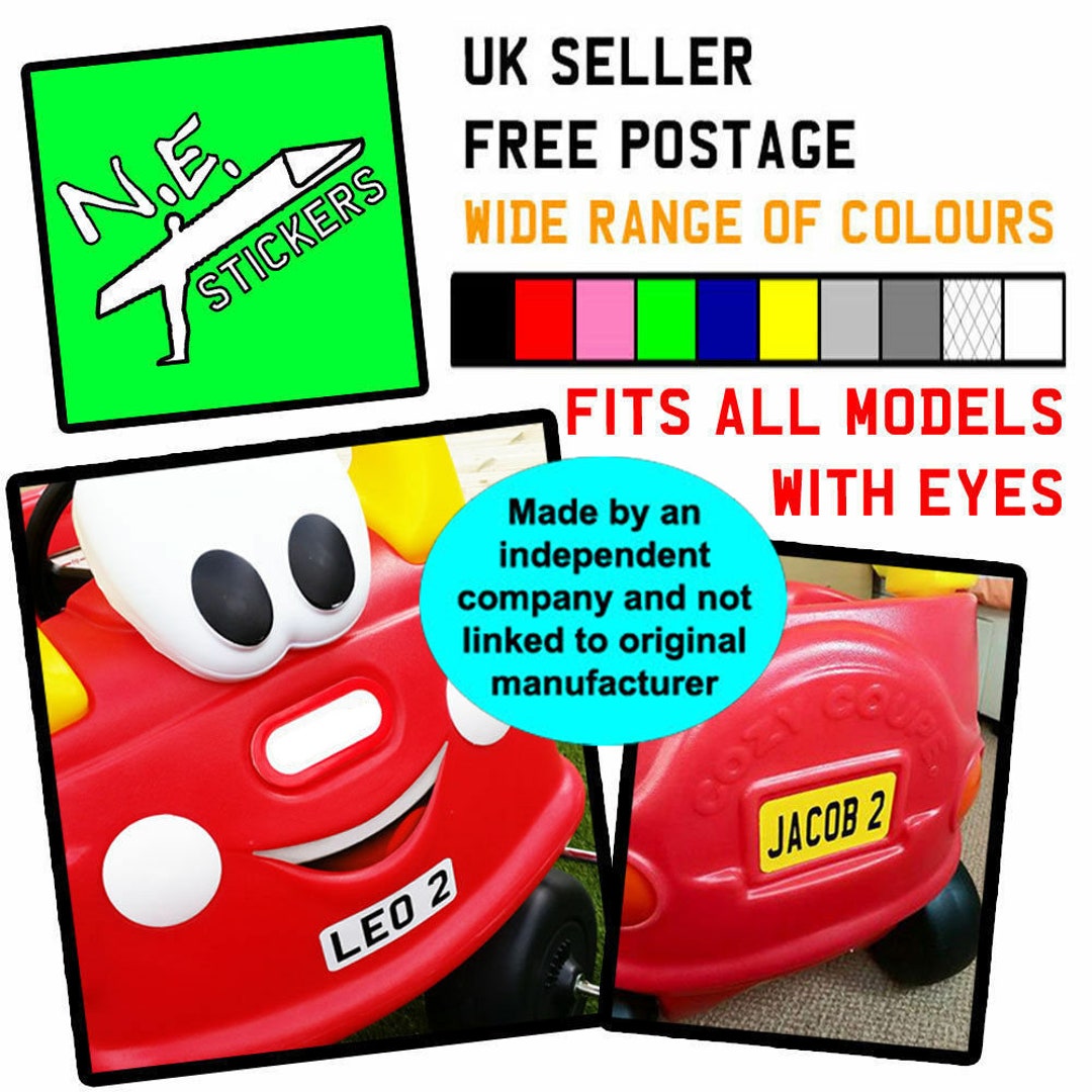 Front And Rear Number Plate Stickers SIZED TO FIT Little Tikes Etsy front-and-rear-number-plate-stickers-sized-to-fit-little-tikes-etsy
