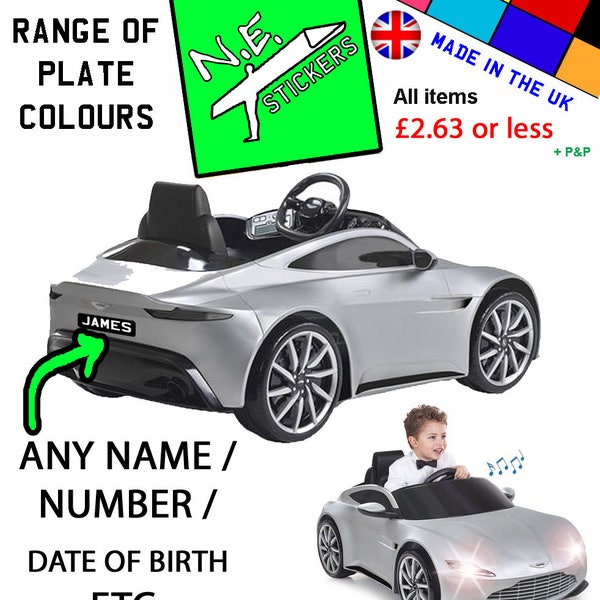 James Bond Number Plate - Etsy