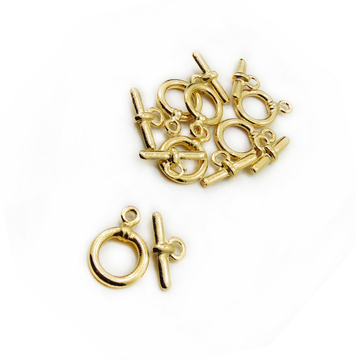 Gold Color Toggle Clasps 6 Sets Toggle Clasps Bracelet - Etsy Denmark