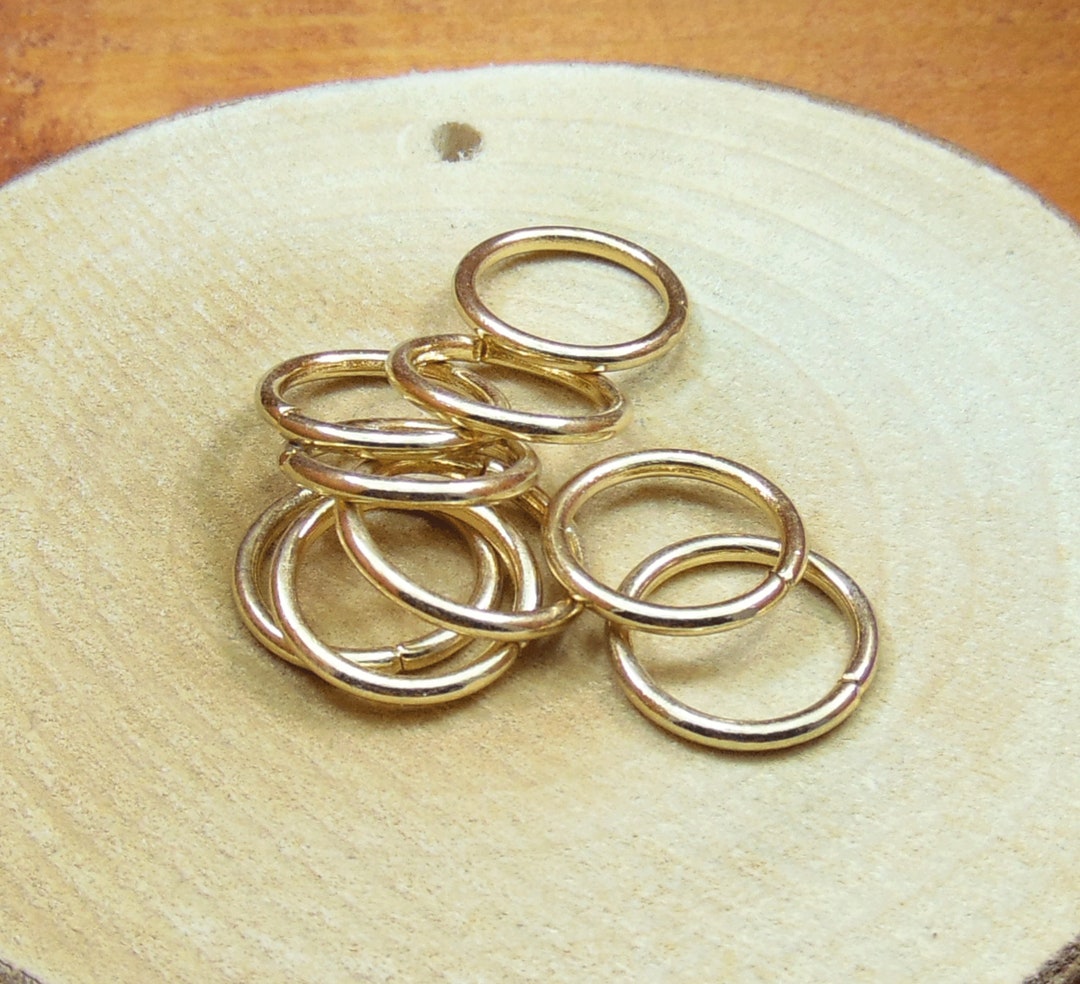 14mm Jump Rings , Jump Rings, Split Rings, Steel Jump Rings, 10 Pcs ...
