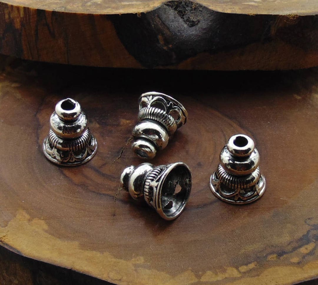 14x12mm Bead Caps 8pcs Caps Bead Metal Bead Caps Antiqued - Etsy