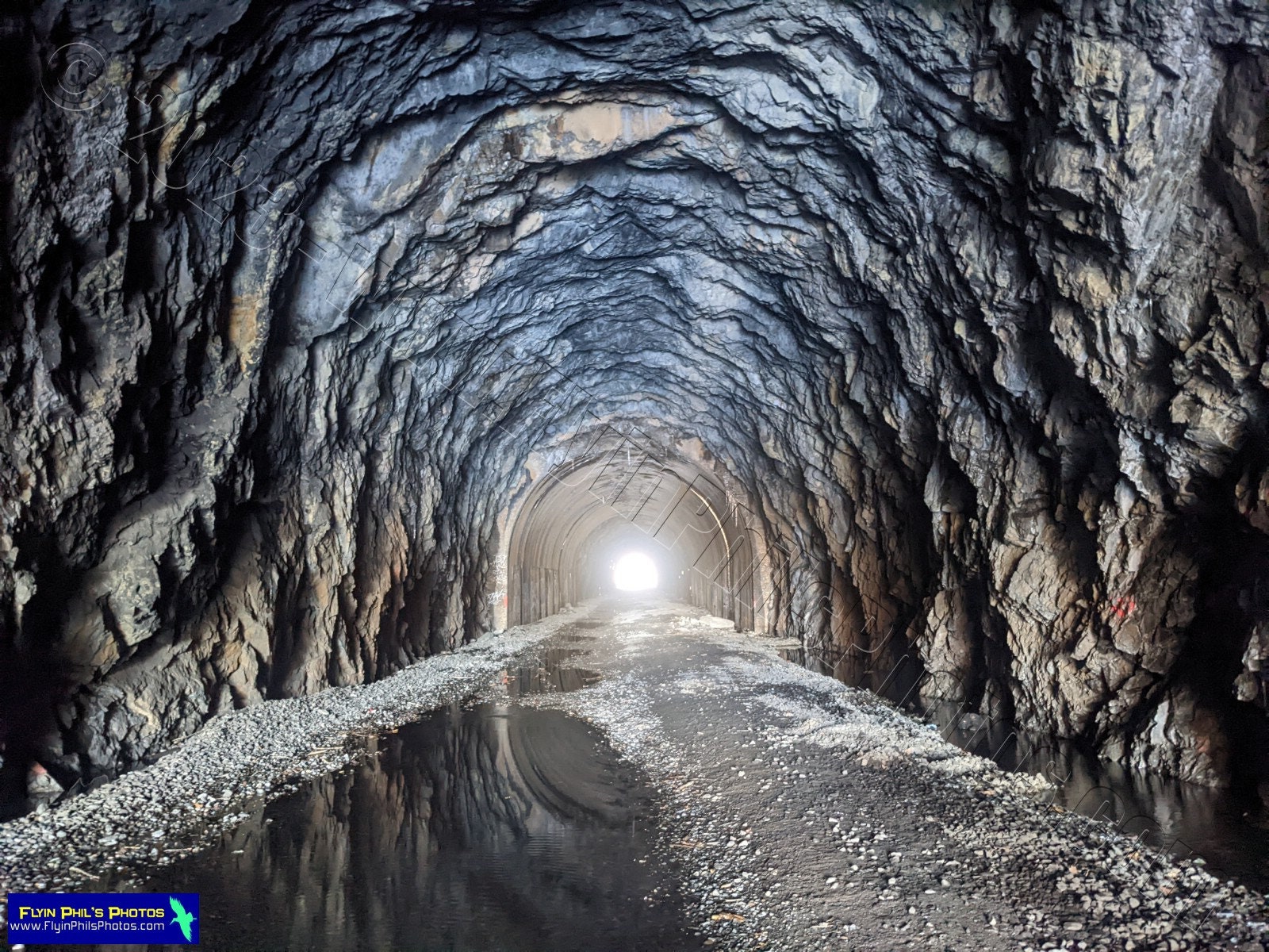 Roseville Tunnel 11" X 14" Color Photograph Former Delaware, Lackawanna ...