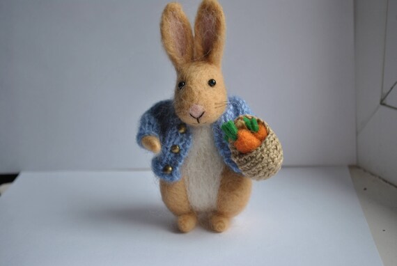 Toys Toys & Games Miniature Toys PETER RABBIT Felt bunny Beatrix Potter ...