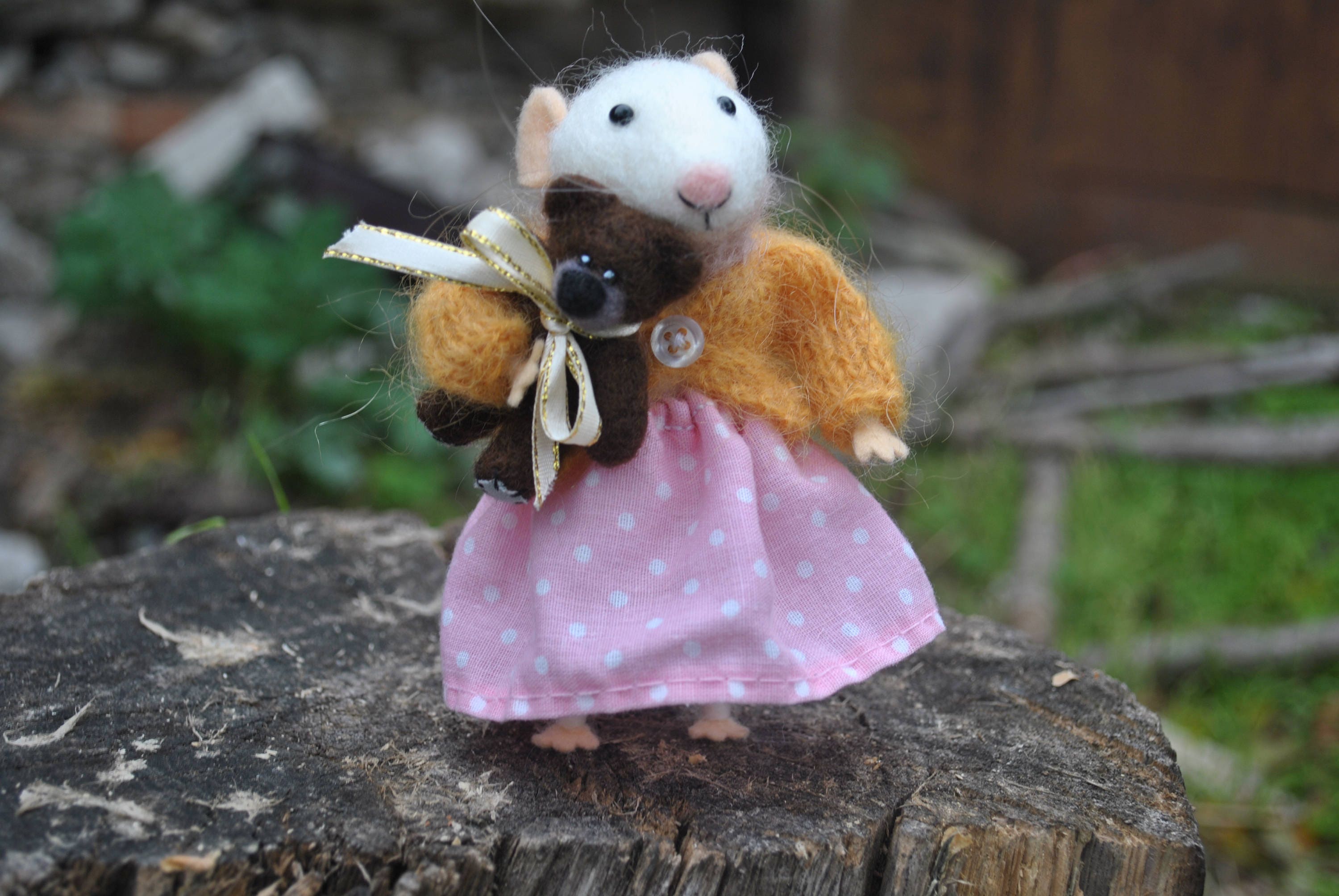 Little Mouse Needle Felted Mouse Needle Felt Mouse Felted - Etsy