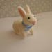 Tiny White Rabbit Little Bunny Wool Cute Rabbit Easter Felt Animals ...