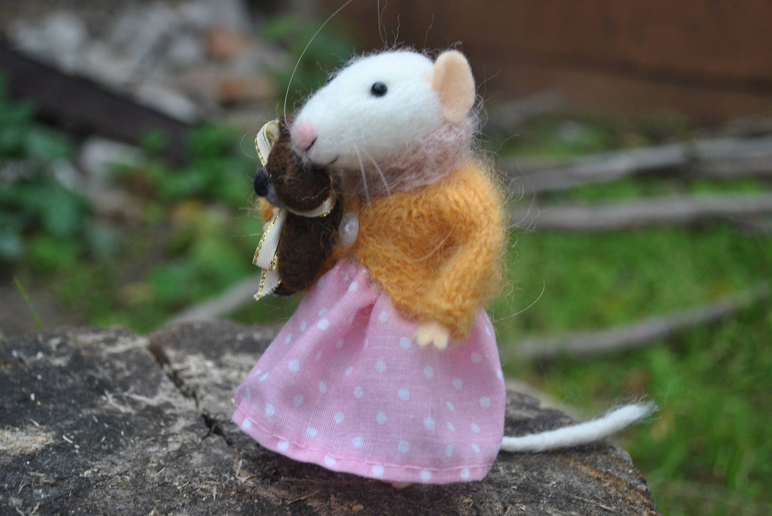 Little Mouse Needle Felted Mouse Needle Felt Mouse Felted | Etsy