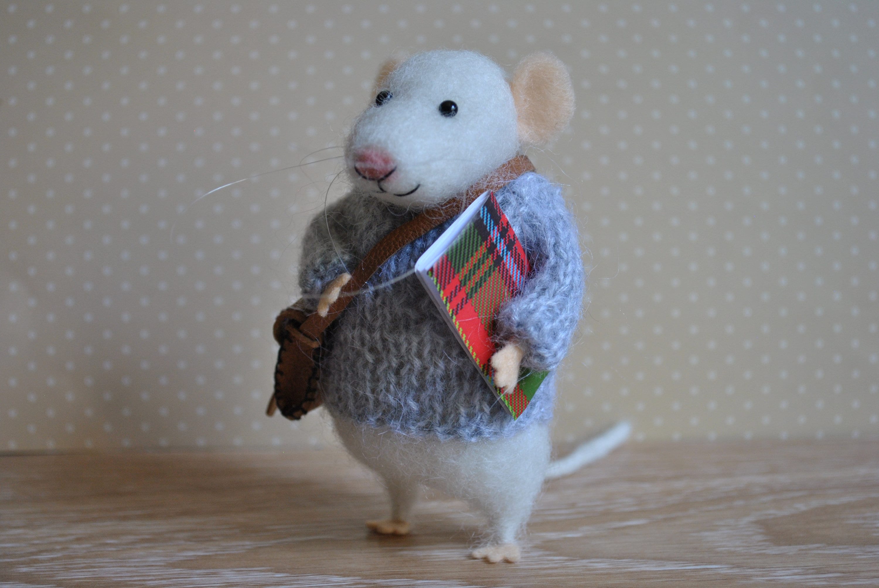 Wool Rat Funny Gift Needle Felted Rat Miniature Animal Felt - Etsy