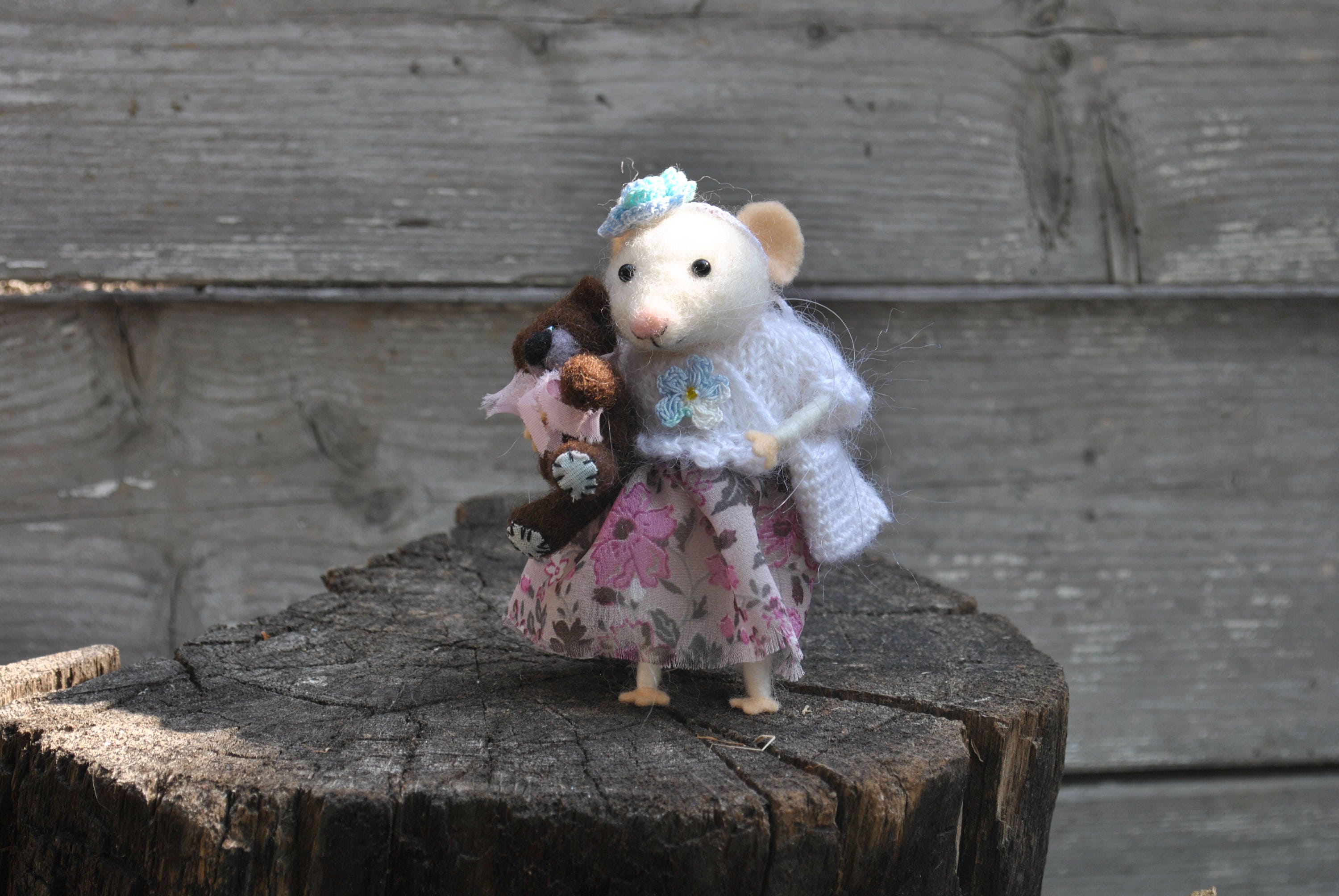 Little mouse needle felted mouse Needle felt mouse Felted | Etsy