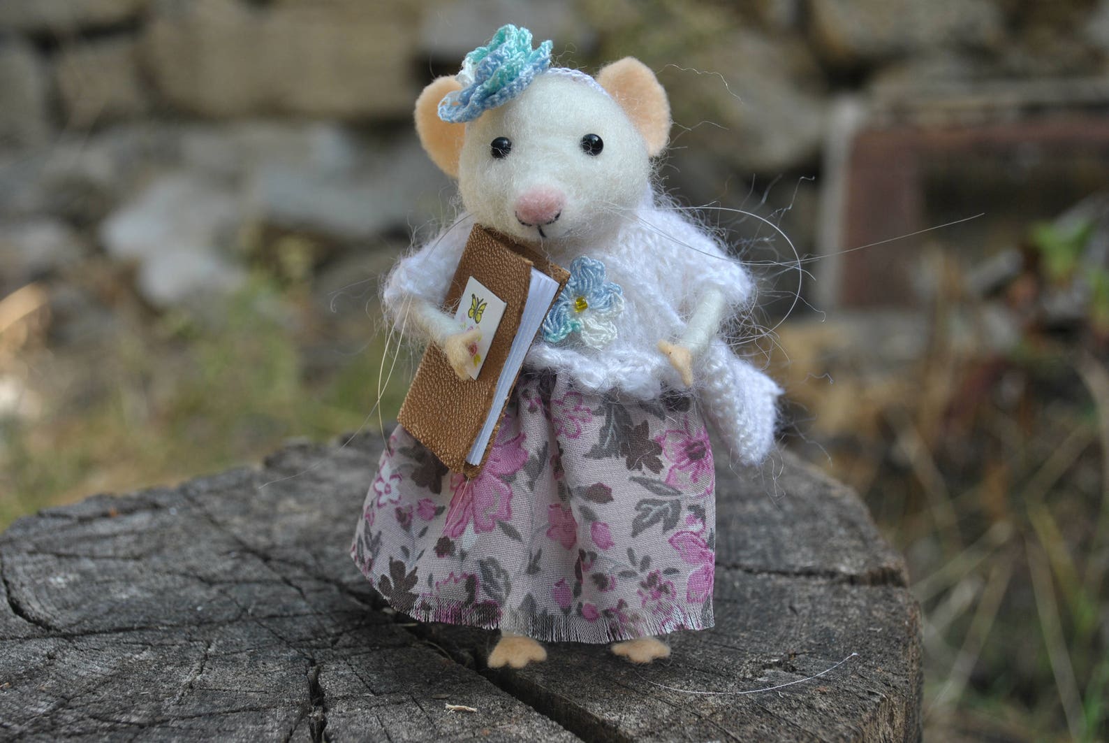 Little Mouse Needle Felted Mouse Needle Felt Mouse Felted - Etsy