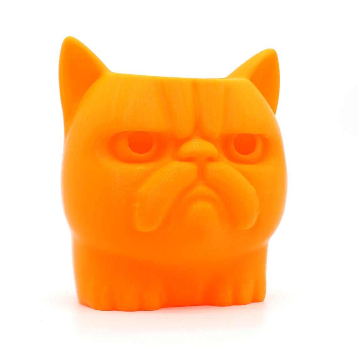 Grumpy Cat 3D Printed Planter – Funny Succulent Pot, Made in the USA - Etsy