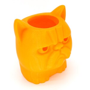 Grumpy Cat 3D Printed Planter – Funny Succulent Pot, Made in the USA - Etsy