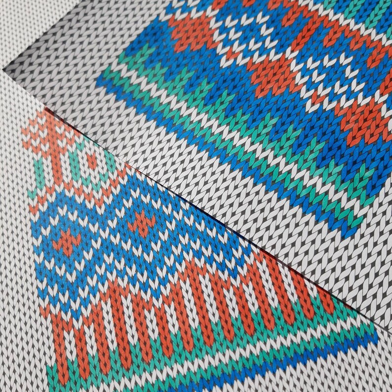 Printable Knitting Graph Chart Stitch Papers A4 and Letter - Etsy Canada