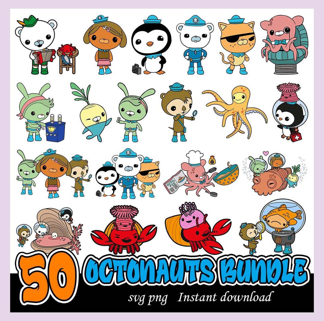 Octonauts Svg for Cricut, Octonauts Png, Octonauts Clipart, Birthday ...