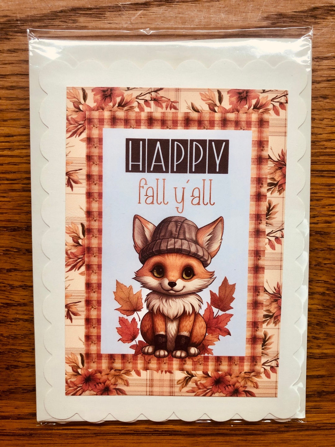 Foxy Fall Note Cards - Etsy
