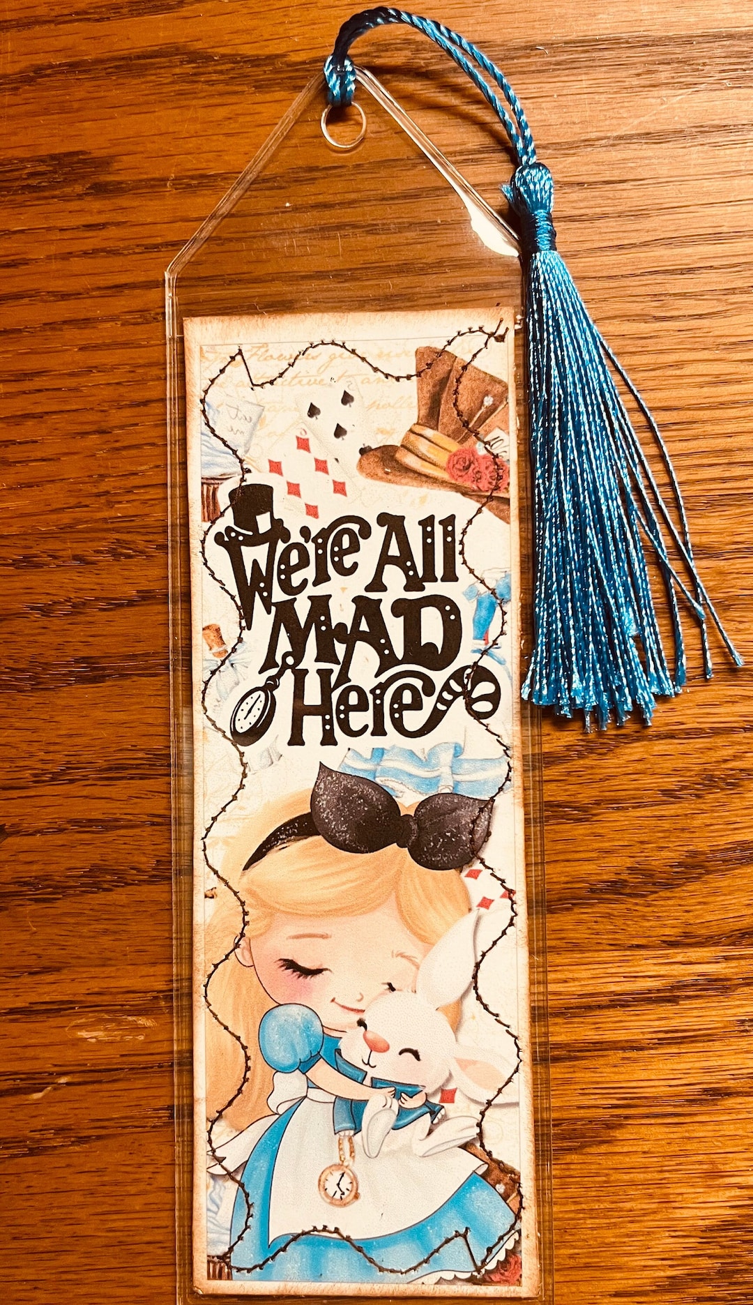 Alice in Wonderland Bookmark - Etsy