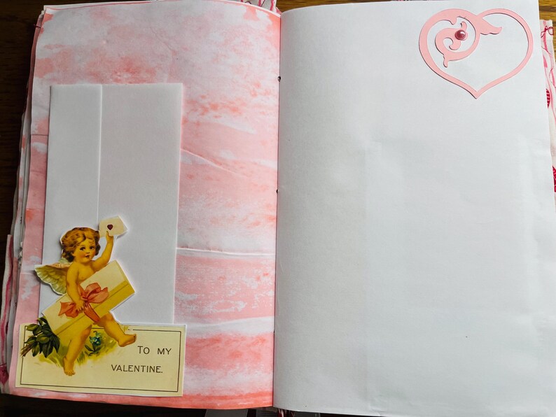 Lace/heart Valentine Journal - Etsy