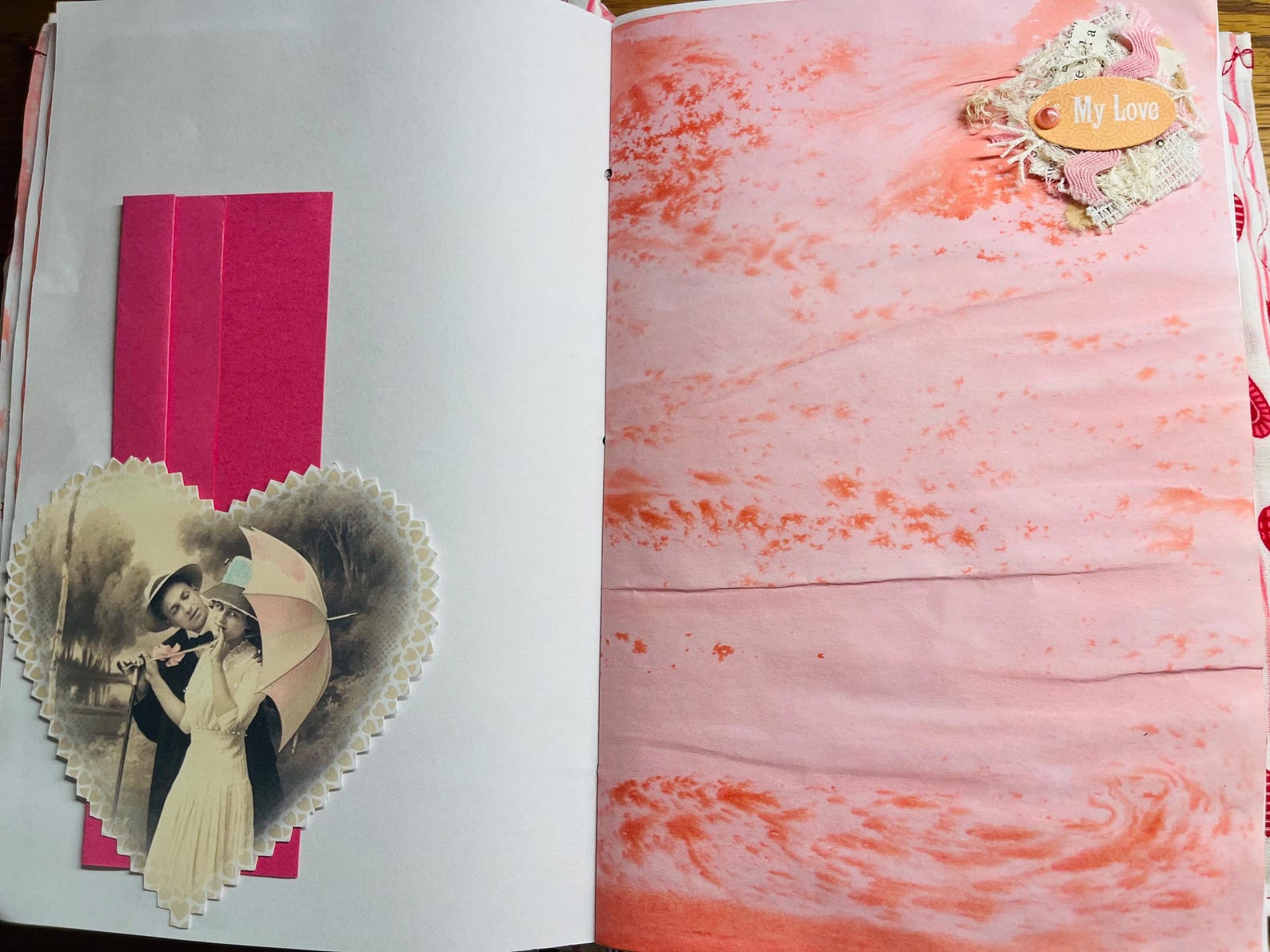 Lace/heart Valentine Journal - Etsy
