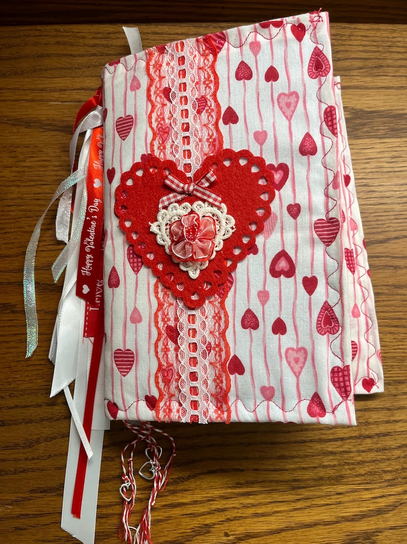 Lace/heart Valentine Journal - Etsy
