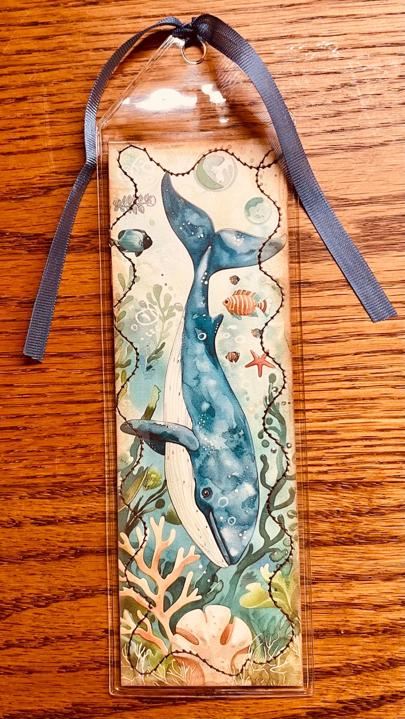 Ocean/dolphin Bookmarks - Etsy