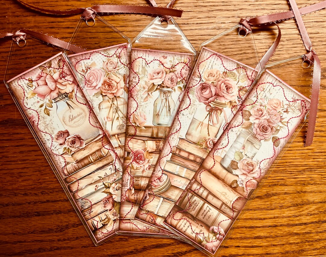 Rose Bookmark Beauty - Etsy