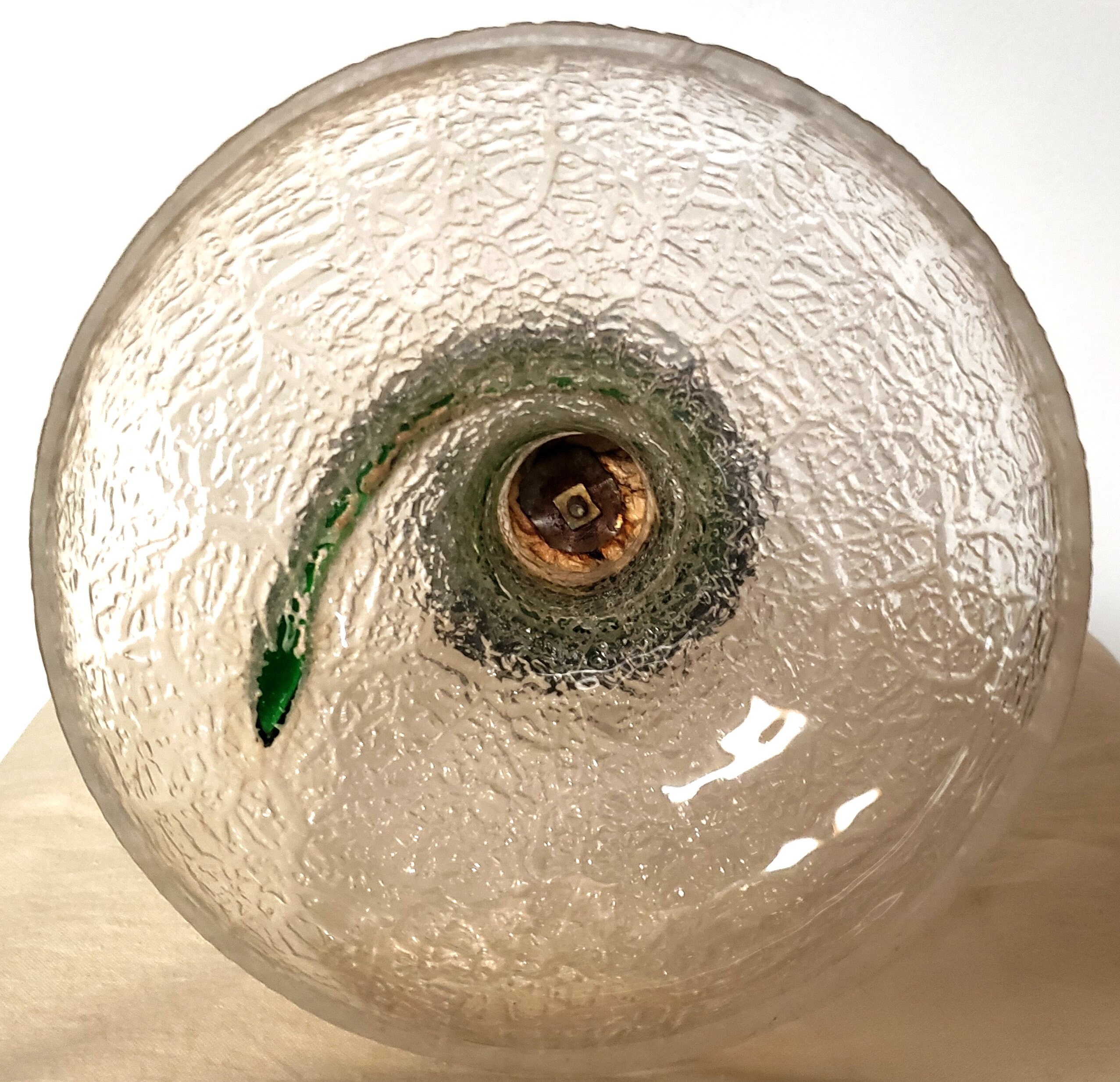 Antique Portland Glass Tree of Life Compote & Applied Coiled Snake ...