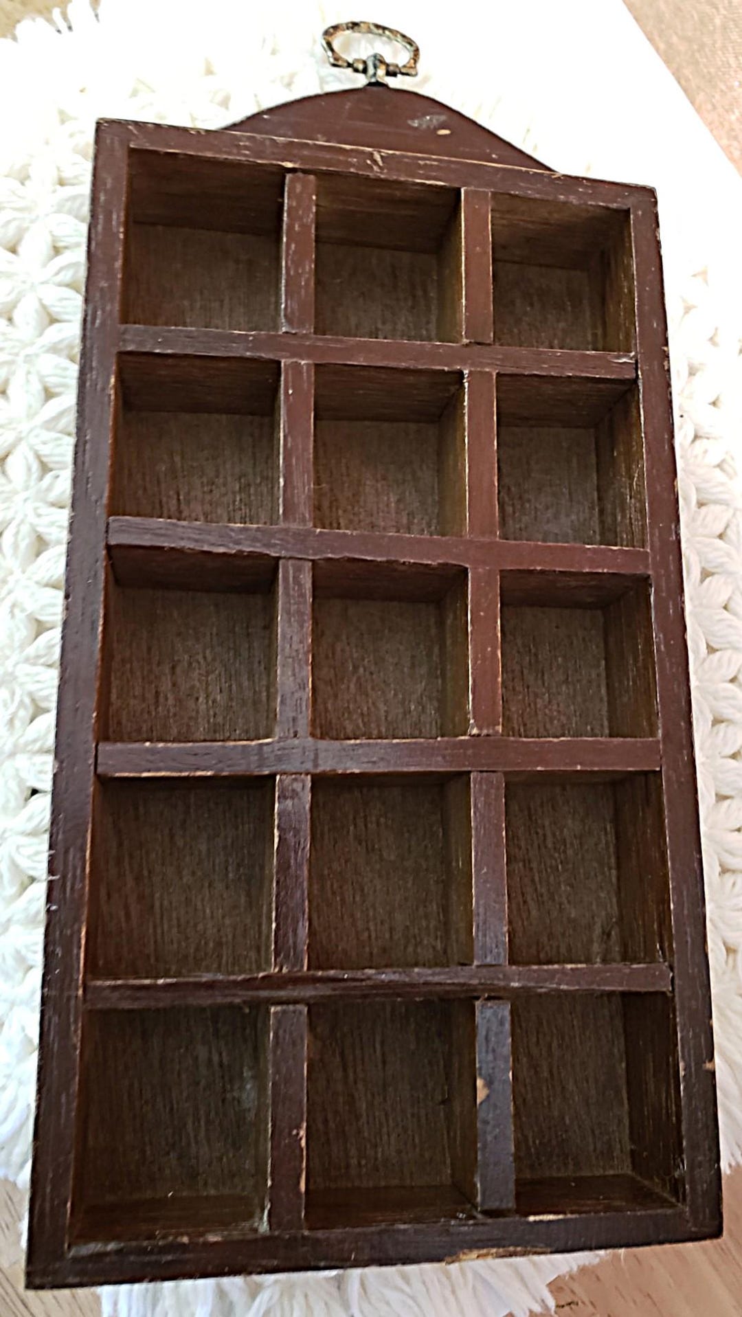 Vintage Wood House Miniatures Wall Display Shelf 15 Window Displays - Etsy