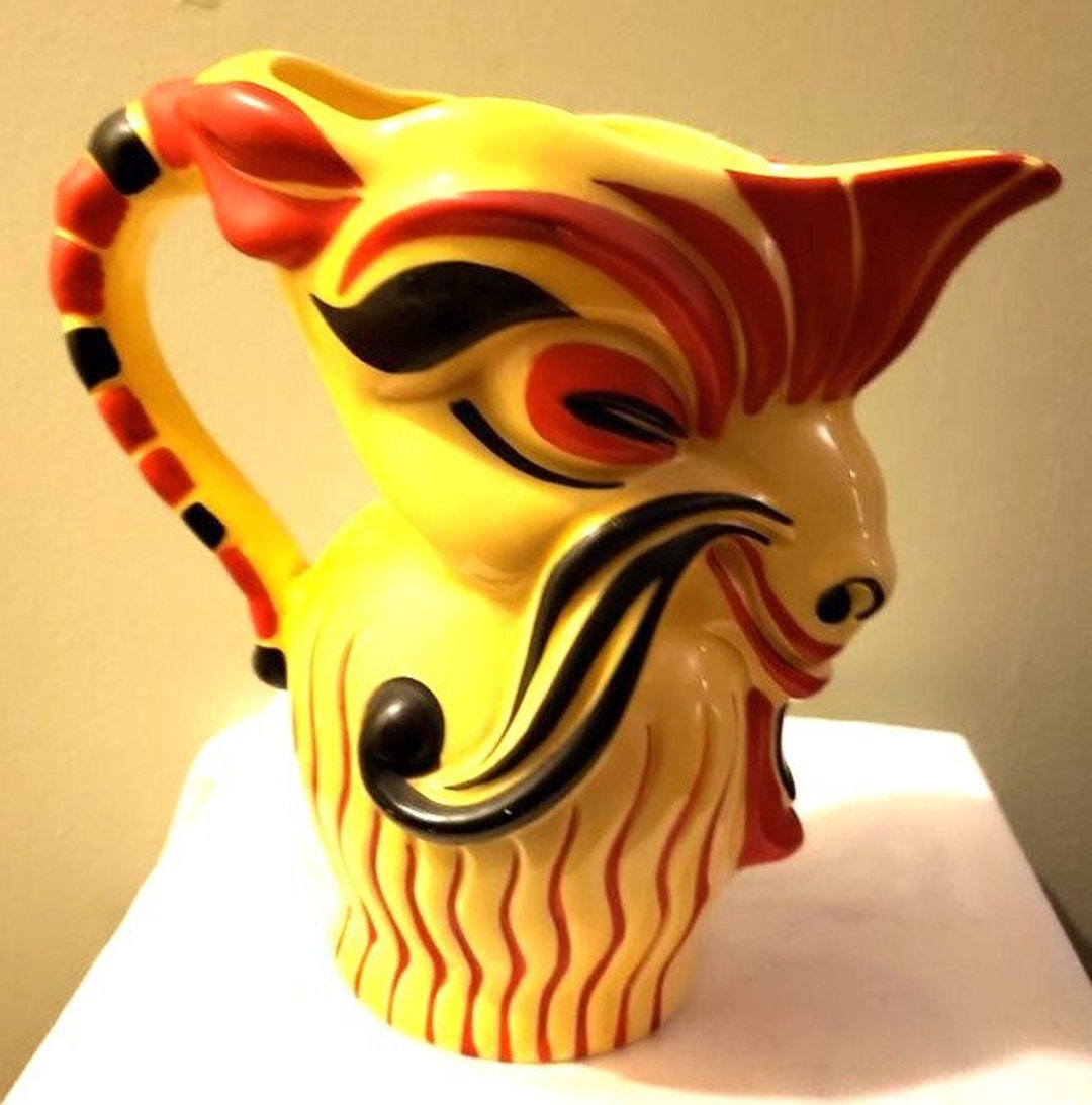 1930s ER Phila Czechoslovakia Goat Pitcher Ditmar Urbach Vintage Rare ...