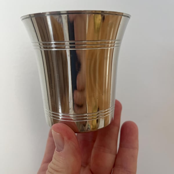 Vintage Pewter Beaker - Etsy