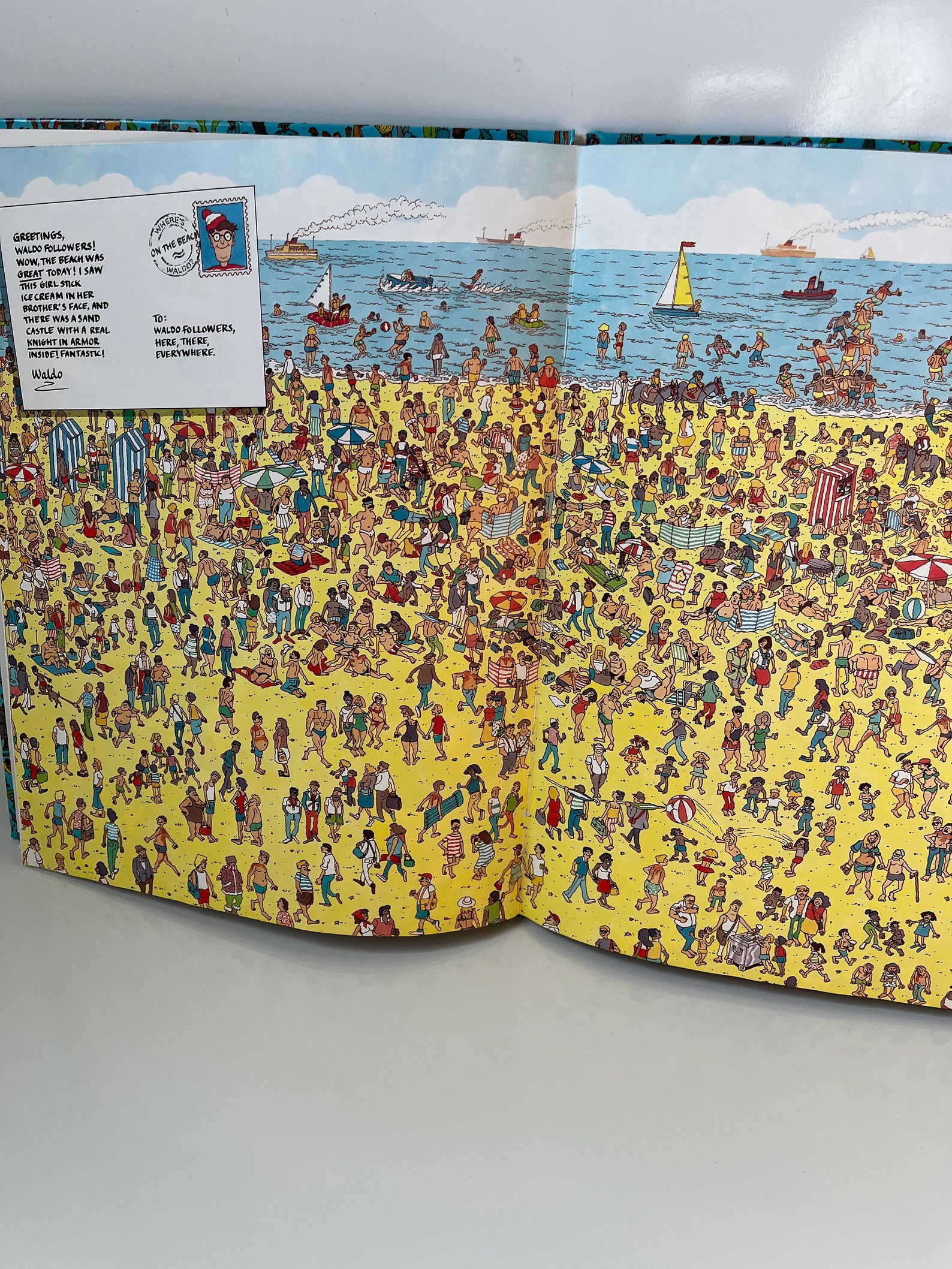 Where's Waldo Book Martin Handford 1987 First US Edition - Etsy