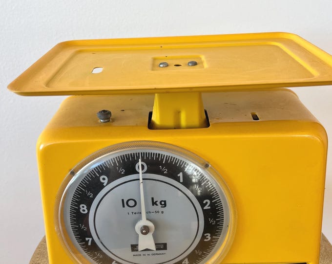Old Scales, Vintage Kitchen Scales, STUBE Economic Scales, 70s, Plate ...