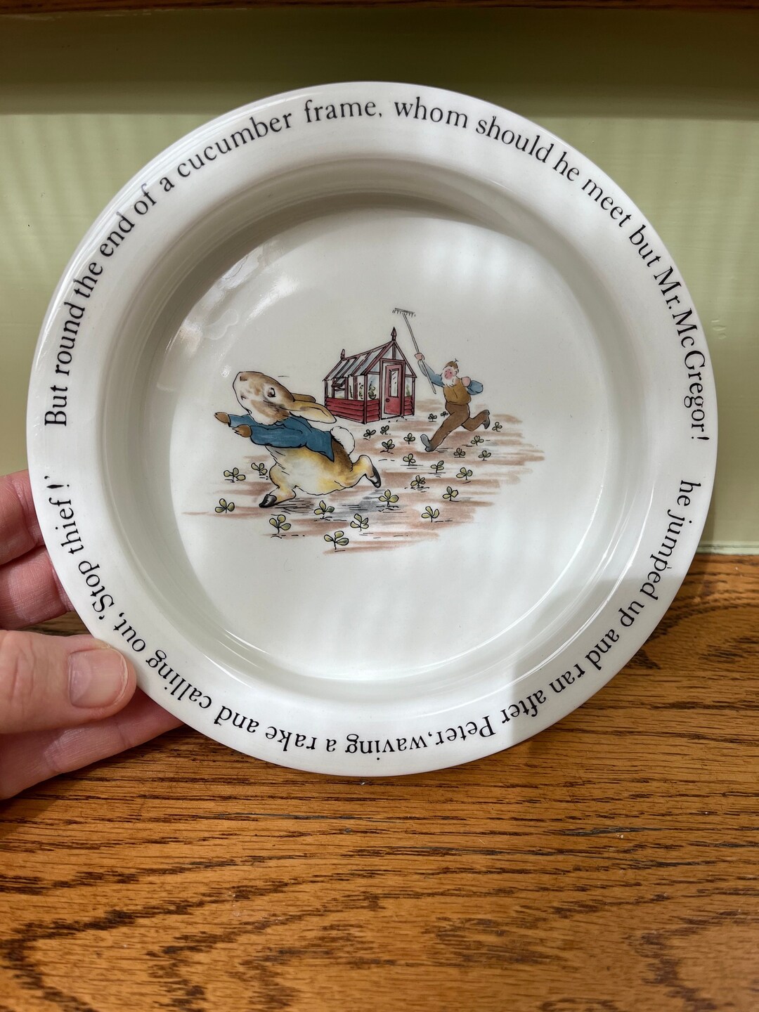 Wedgwood Peter Rabbit Bowl, Vintage Etruria & Barlaston, Made in ...