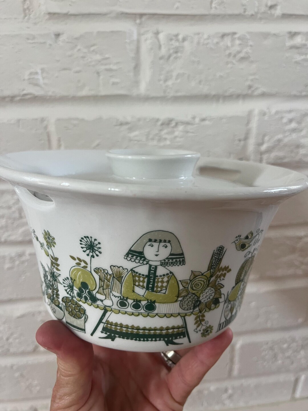 Turi Design Casserole With Lid, Vintage #12001 Norway "market,"figgio ...
