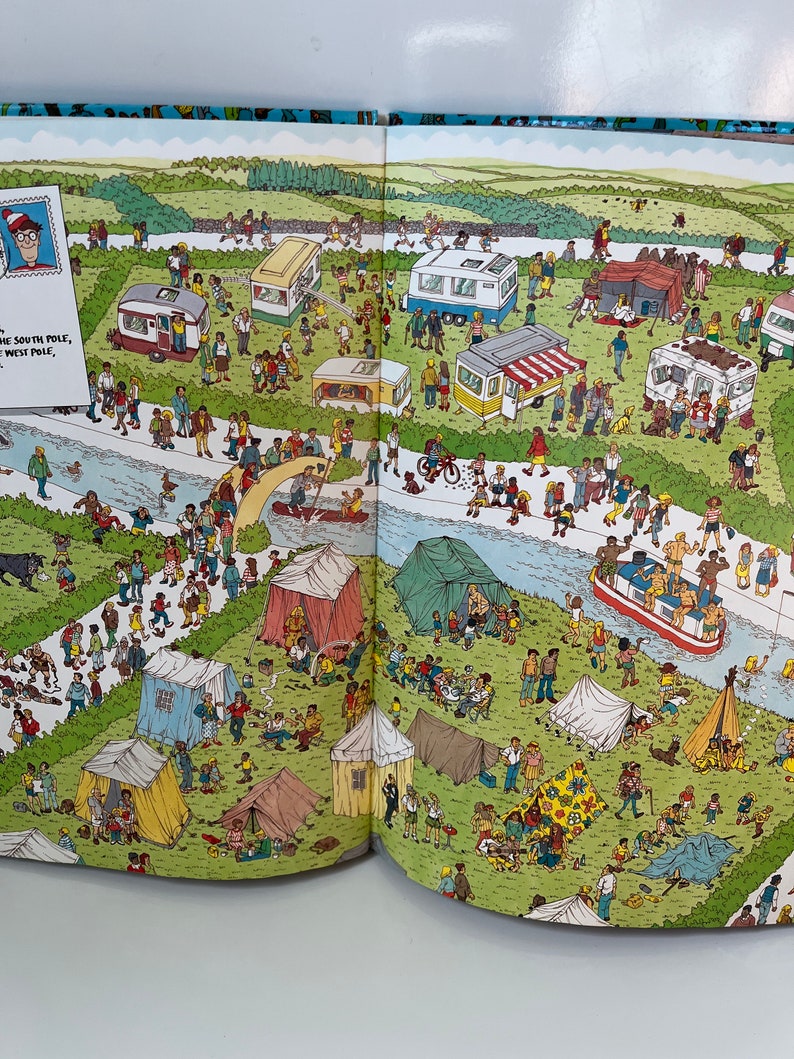 Where's Waldo Book Martin Handford 1987 First US Edition - Etsy
