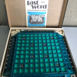 Last Word Game Vintage Board Game 1985 MB - Etsy